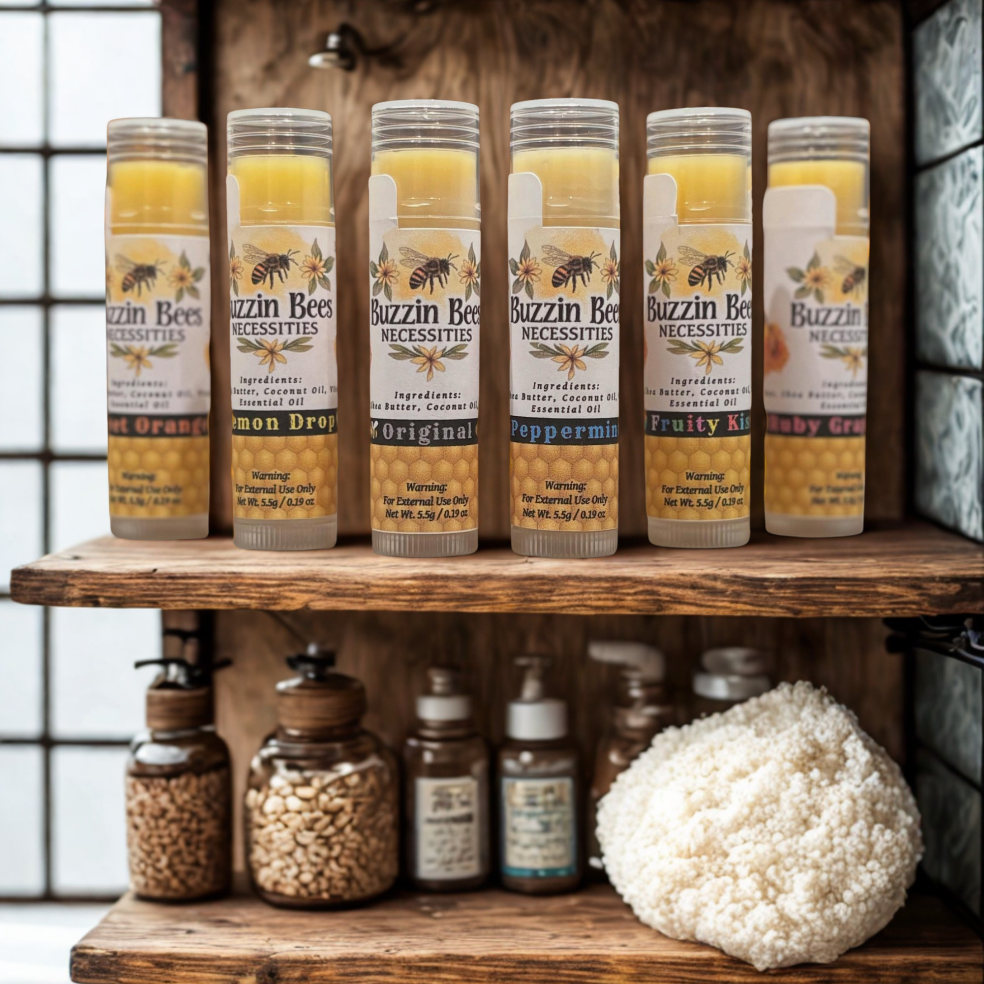 Beeswax Lip Balm – Buzzin Bees Necessities